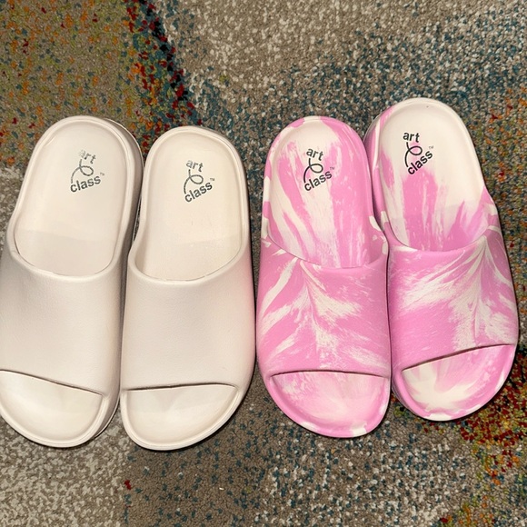 art class | Shoes | Art Class Edie Slide Girls Platform Sandals 2 Pink ...